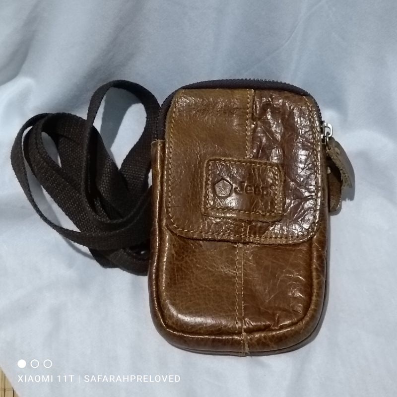 Jual dompet tas hp kulit second pria | Shopee Indonesia