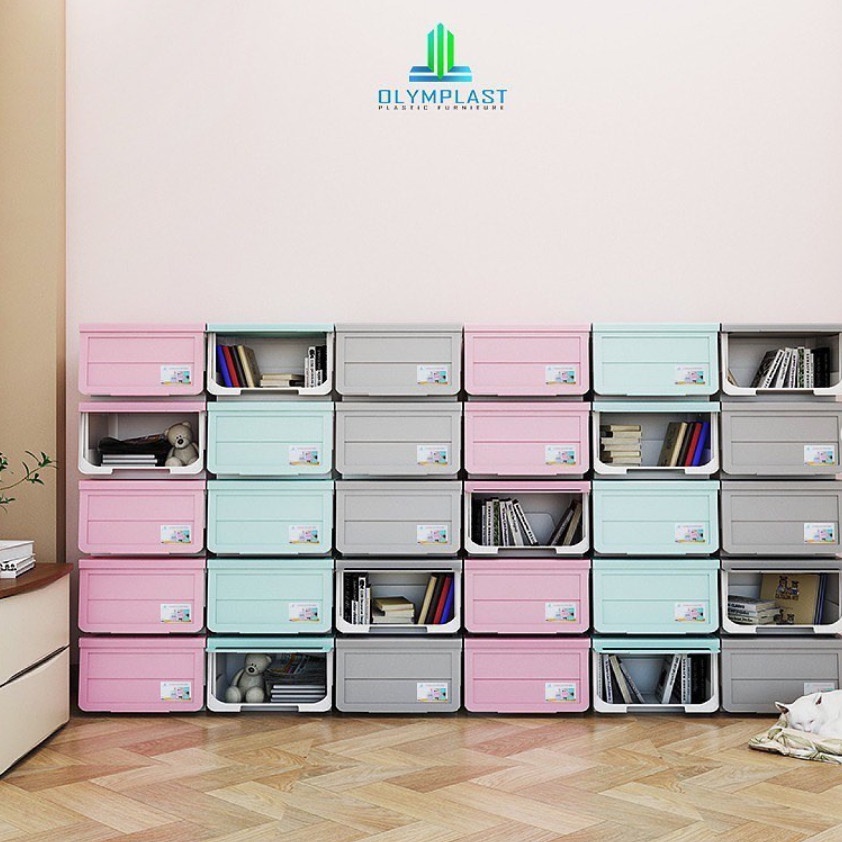 Jual Rak plastik penyimpanan / storage box serbaguna olymplast oss ...