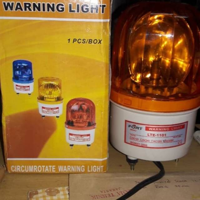 Jual Warning light / rotary lamp / berputar Fort LTE-1101 ukuran 4 ...
