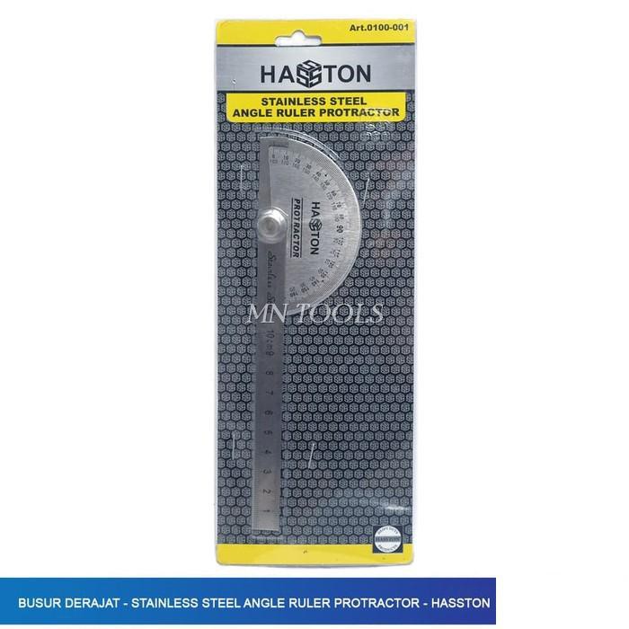 Jual HASSTON 0100-001 Busur Derajat Protractor Alat Ukur Sudut ...