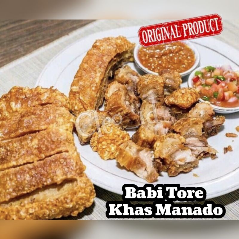 Jual CRISPY PORK BABI KRIUK BABI TORE KHAS MANADO / CRISPY PORK ...