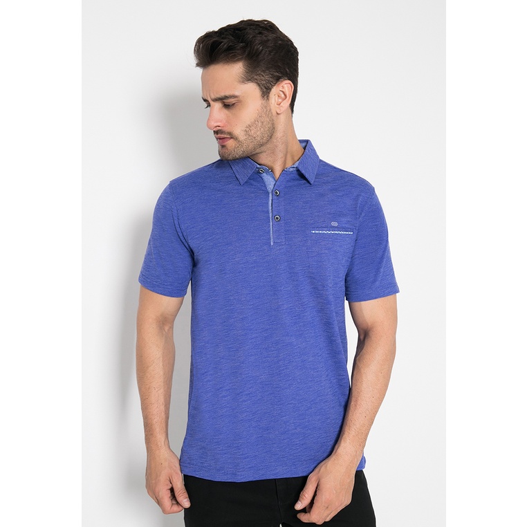 Jual LGS - Kaos Casual - Biru - Motif Polos - Slim Fit - Ref : JTS.325.M2801F.01.C | Shopee ...