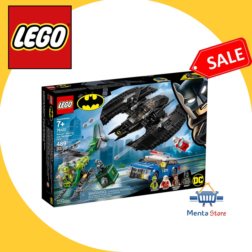 Jual LEGO Superheroes 76120 Batman Batwing and The Riddler Heist DC ...