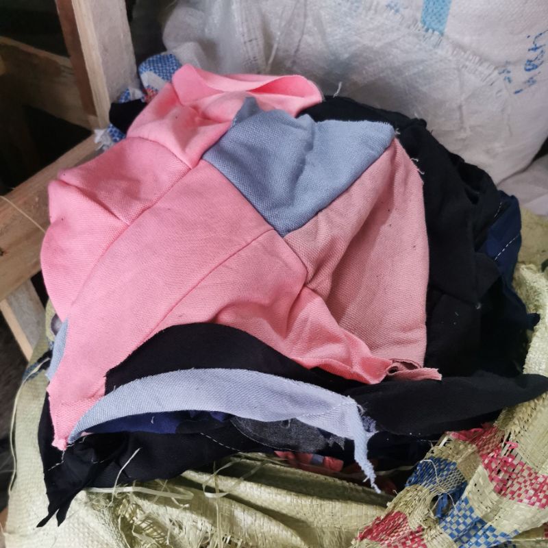 Jual Kain lap majun warna katun jahit jahitan gwt kt kain kiloan 1kg ...