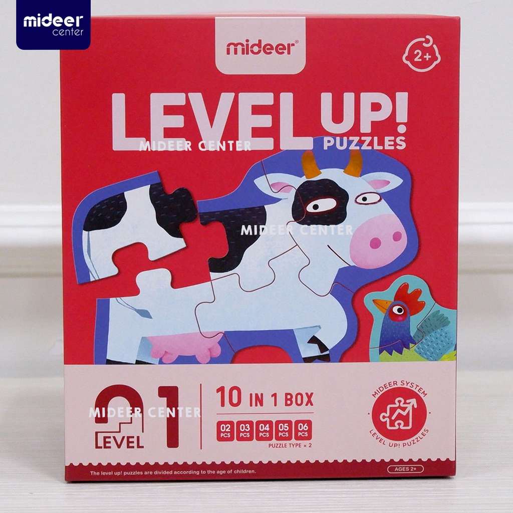 Jual Mideer Advanced Puzzle Level Up 1 Common Animal | Shopee Indonesia