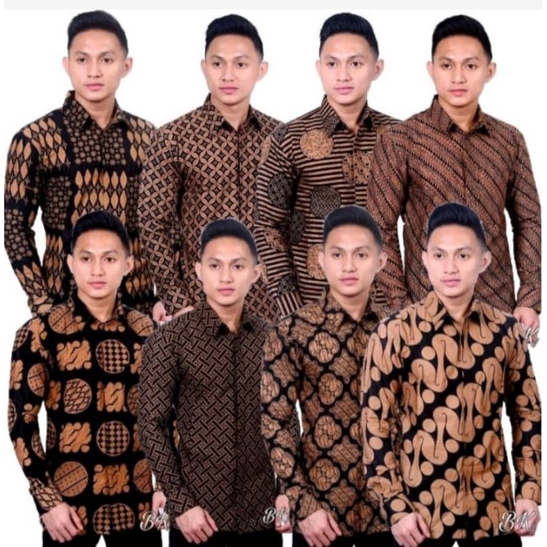Jual Kemeja Batik Pria Lengan Panjang Exclusive Kemeja Batik Cowok ...