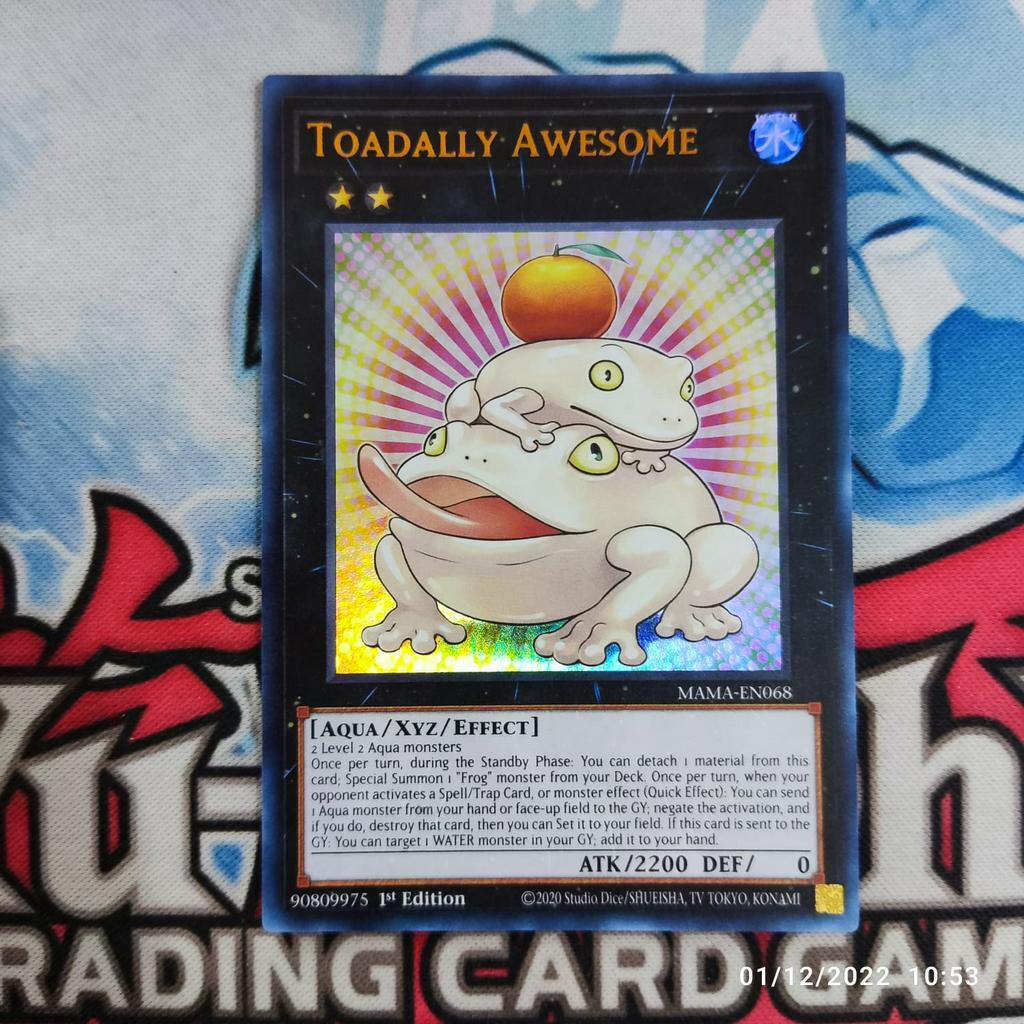 Jual yugioh toadally awesome MAMA ultra rare 1st original | Shopee ...