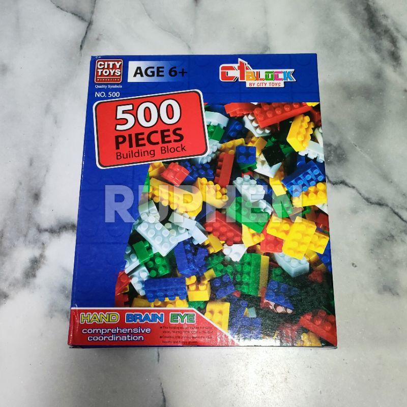 Jual Building Blocks 500 pcs Mainan Susun Pasang Balok Seperti Lego ...