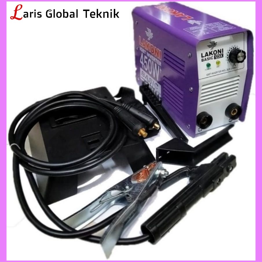 Jual LAKONI Basic 123 iX Mesin Las Listrik 120A Travo Inverter 450 Watt ...