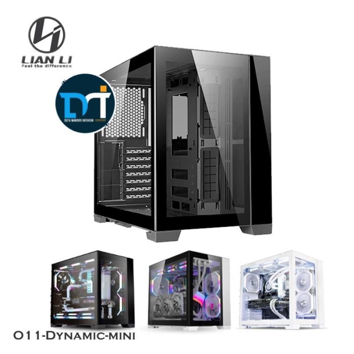 Jual Casing Lian Li O11 Dynamic Mini White I Black I Snow - M-Atx ...