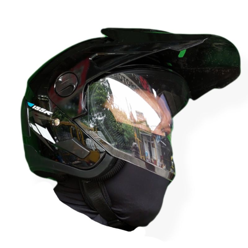 Jual HELM YAMAHA WR 155 ORIGINAL HALF FACE SNI HELM CROSS TRAIL TOURING ...