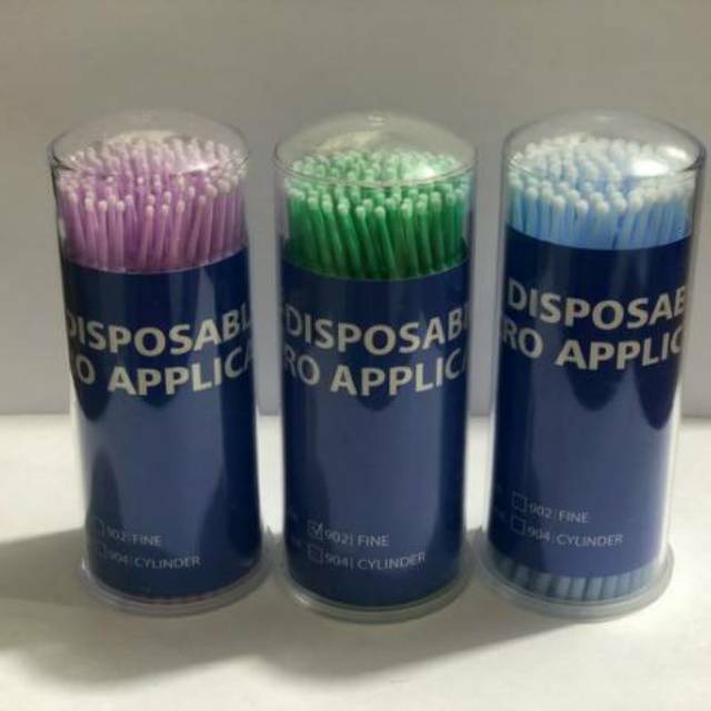 Jual MICROBRUSH DENTAL disposible Mikro aplikator Brush bonding isi 100 ...