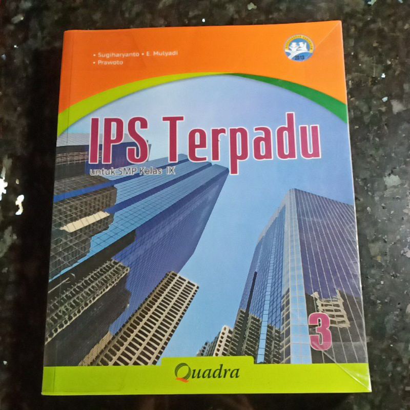 Jual Buku Ips Terpadu kelas 9 IX Smp, Quadra, Sugiharyanto, E.Mulyadi ...