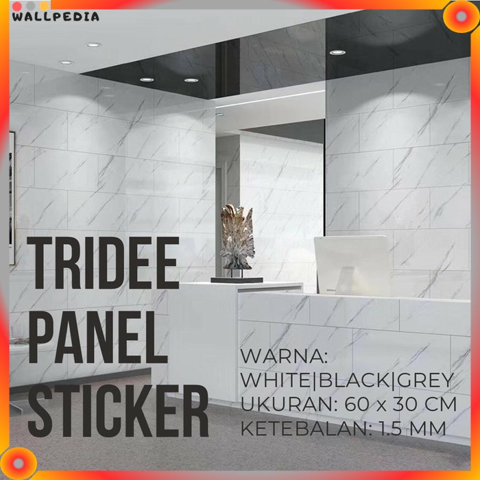 Jual WALLPEDIA STICKER DINDING PANEL MARBLE STICKER DINDING MARMER ...
