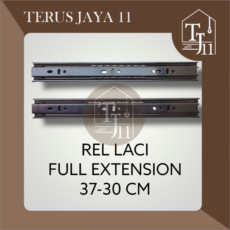 Jual Rel Laci HUBEN FE-37 300MM (30CM) Full Extension Double Track/Rel ...