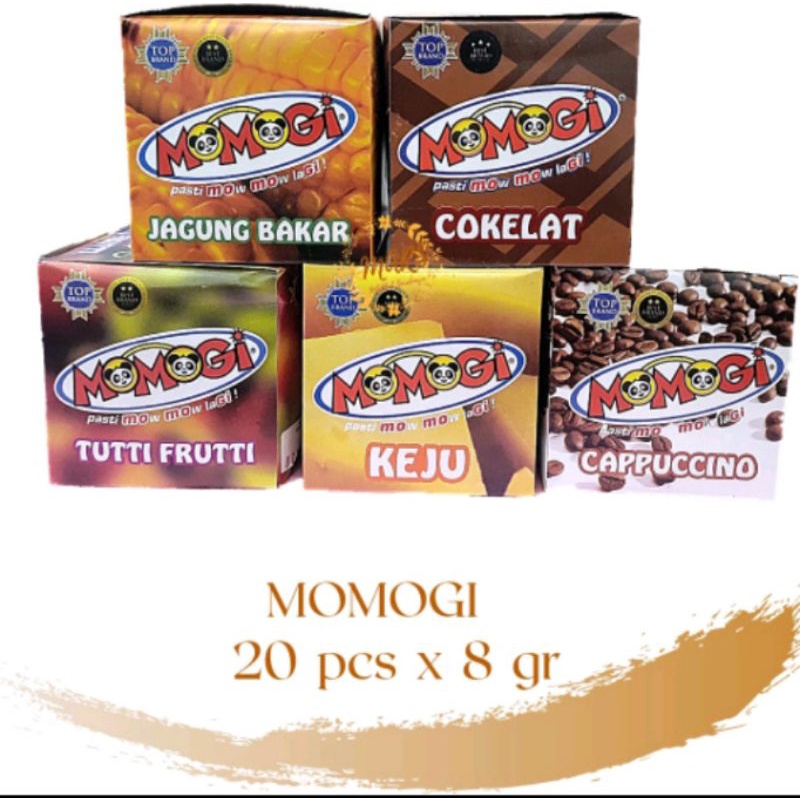 Jual momogi (1 box isi 20 pcs @ 8gram) | Shopee Indonesia
