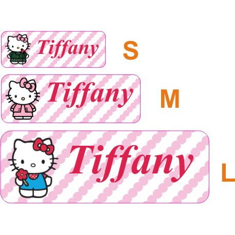 Jual STIKER LABEL NAMA WATERPROOF BASIC HELLO KITTY 3 | Shopee Indonesia