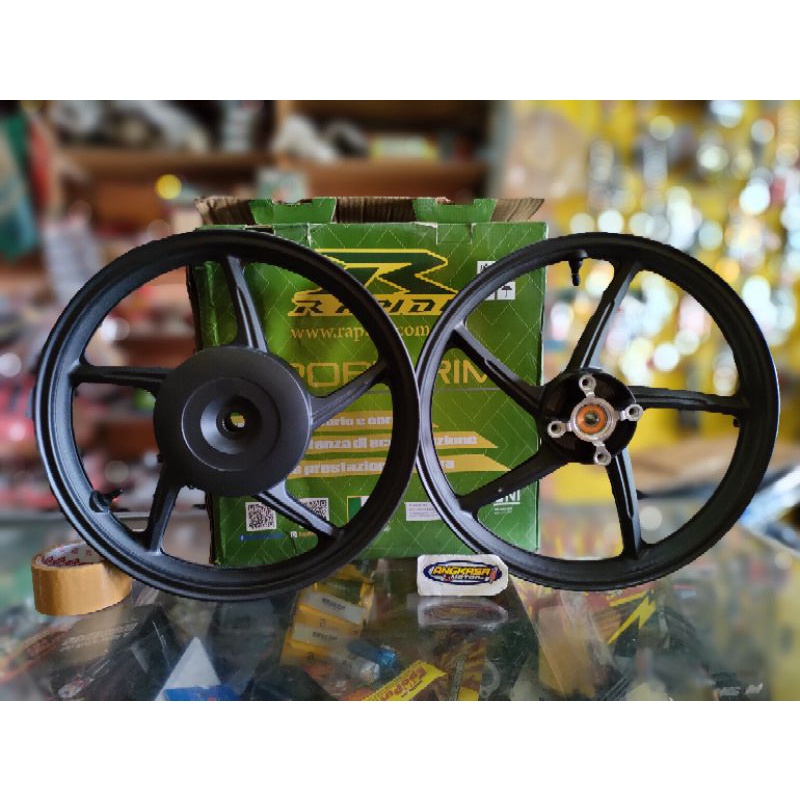 Jual velg racing rapido rim malaysia matic beat scoopy genio DLL 1.40x1 ...
