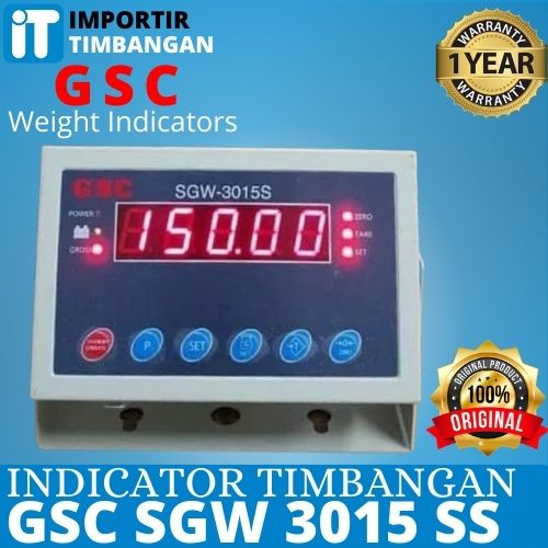 Jual INDICATOR TIMBANGAN DIGITAL JEMBATAN TIMBANGAN GSC SGW- 3015S | Shopee Indonesia