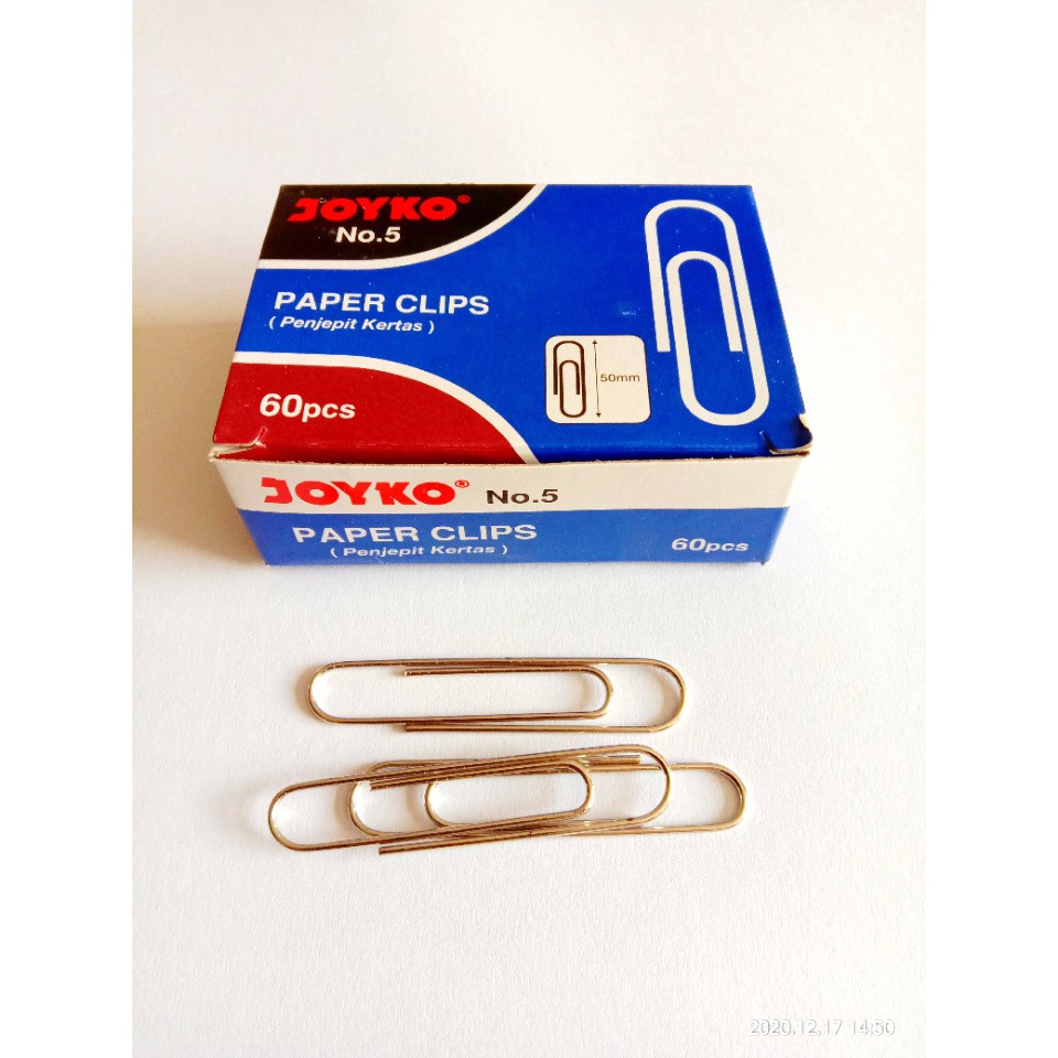 Jual Paper clip no 5 joyko | Shopee Indonesia
