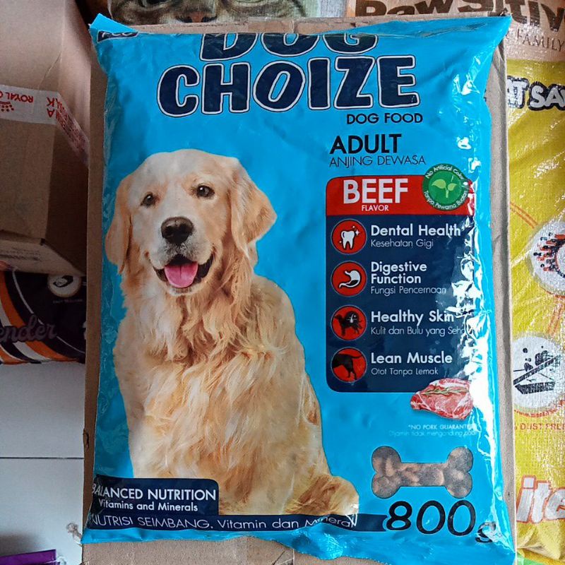 Jual Dry Dog Food Dog Choize Beef 800G - Makanan Anjing Kering | Shopee ...