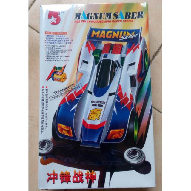 Jual Tamiya 5 Stars Bintang 5 Mini 4WD Let's Go Series Magnum Saber ...