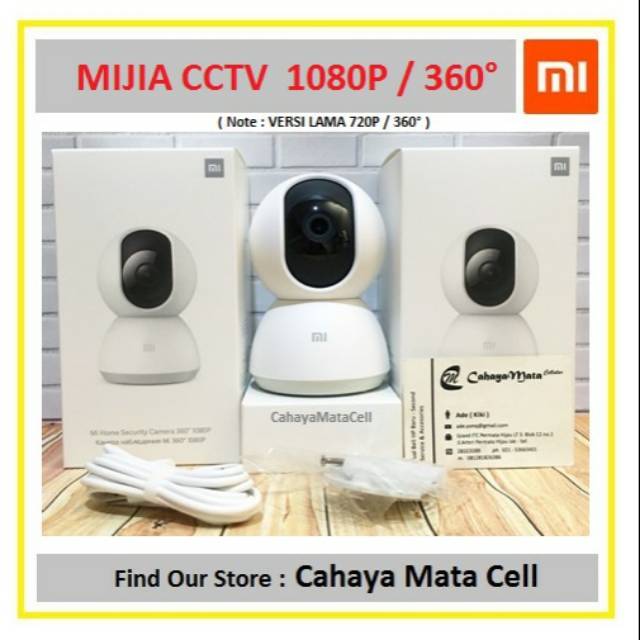 Jual Xiaomi Mijia CCTV Camera 360 1080P Home Security Camera | Shopee ...