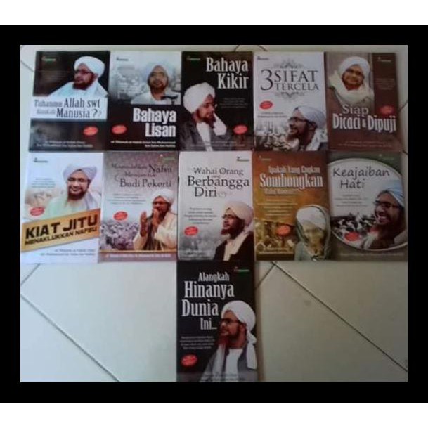 Jual Buku Religi/Buku Spiritual Paket 11 Buku Seri Habib Umar Bin Hafidz | Shopee Indonesia