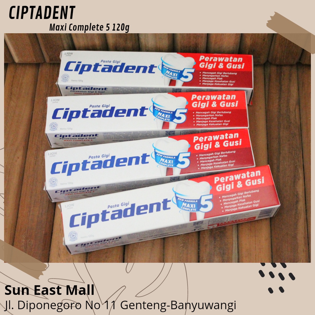 Jual PASTA GIGI CIPTADENT 120G | Shopee Indonesia