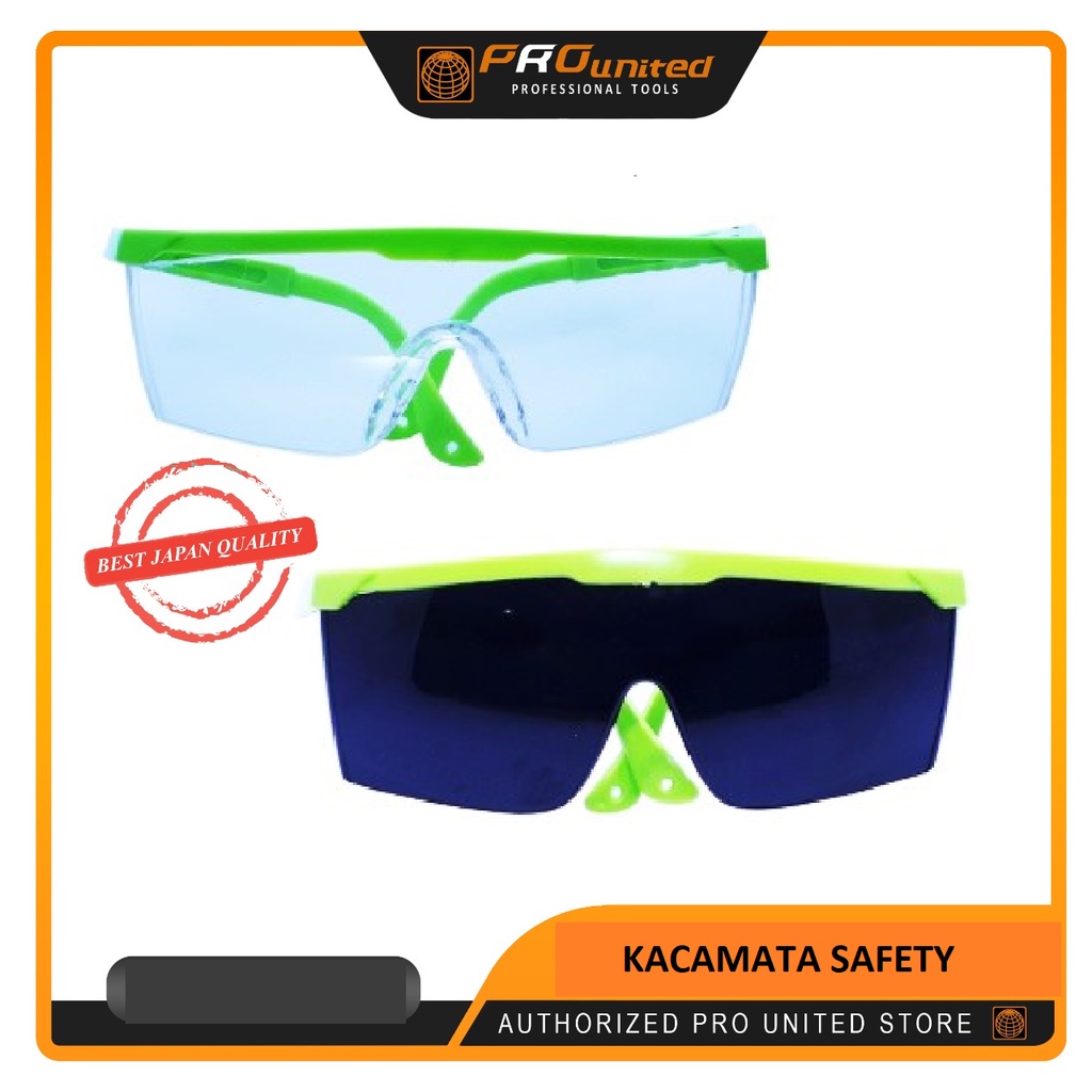 Jual KACAMATA KACA MATA SAFETY GLASS LAS CLEAR HITAM BLACK PERLENGKAPAN ...
