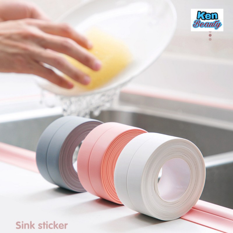 Jual Sticker Anti Jamur Air Minyak PVC Wastafel Dapur Kamar Mandi ...