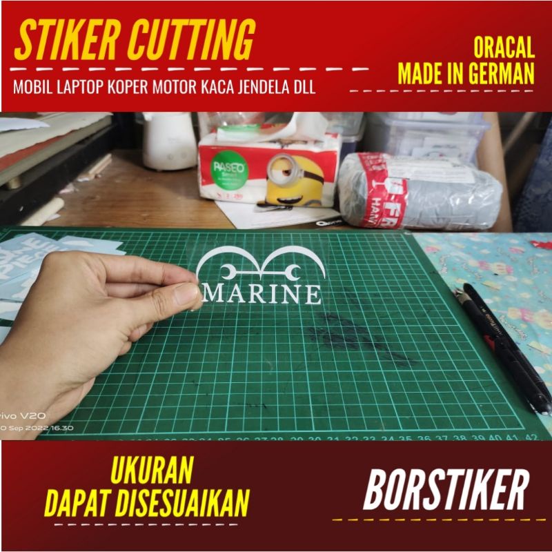 Jual STIKER MARINE | STICKER CUTTING BAHAN ORACAL CUSTOM LOGO DLL ...