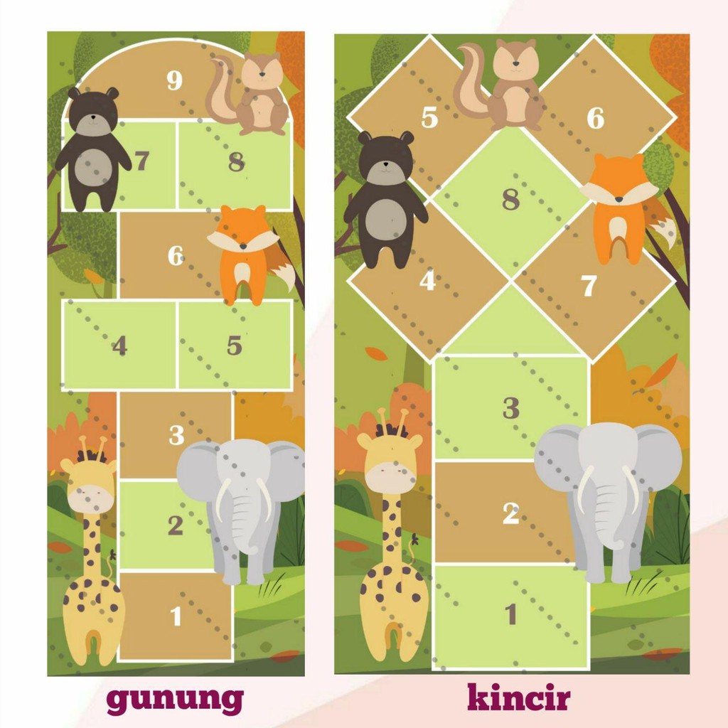 Jual PERMAINAN TRADISIONAL ENGKLEK GUNUNG DAN KINCIR TEMA ANIMALS ...