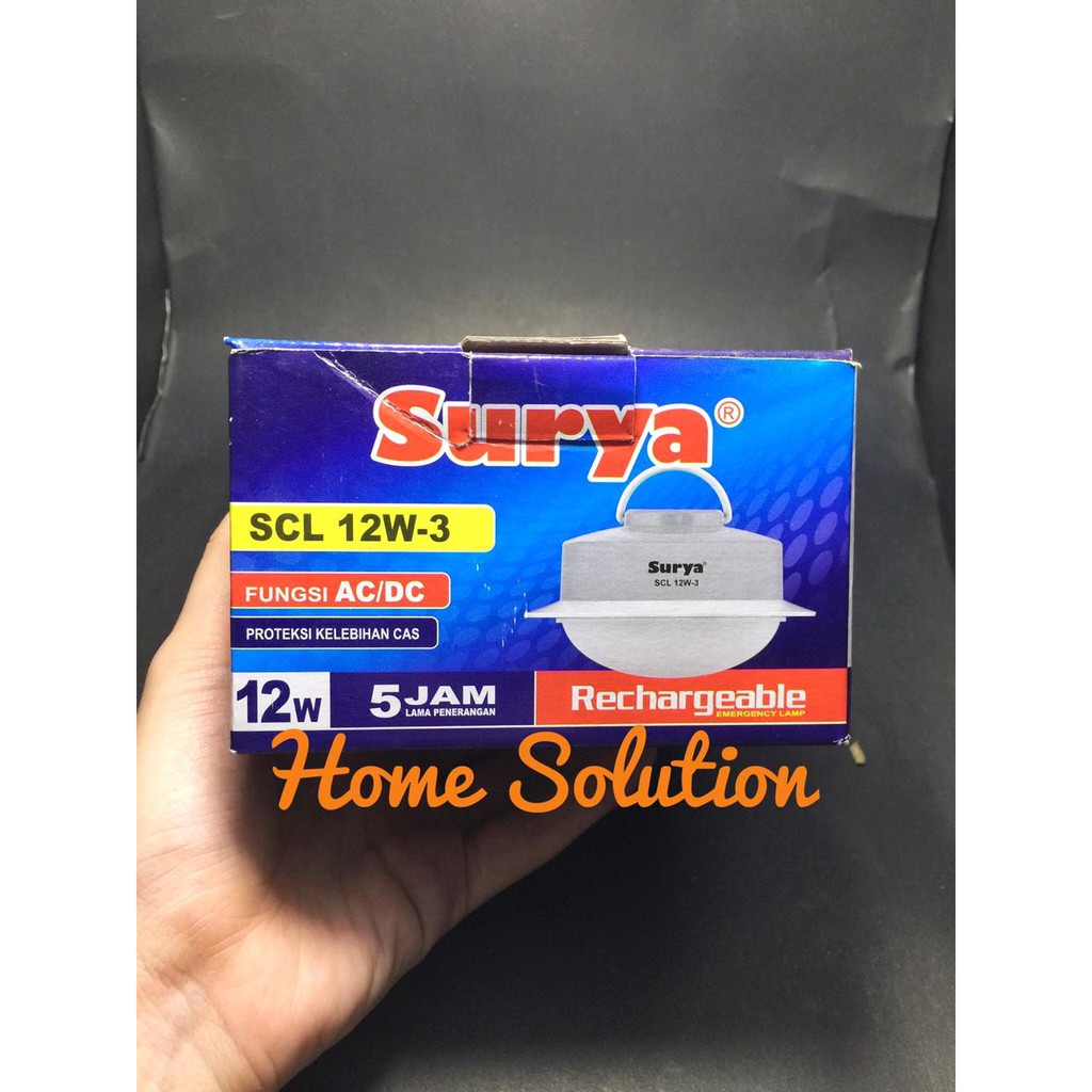 Jual Lampu Emergency GANTUNG / Darurat Surya Scl 12W-3 SMD LED | Shopee Indonesia