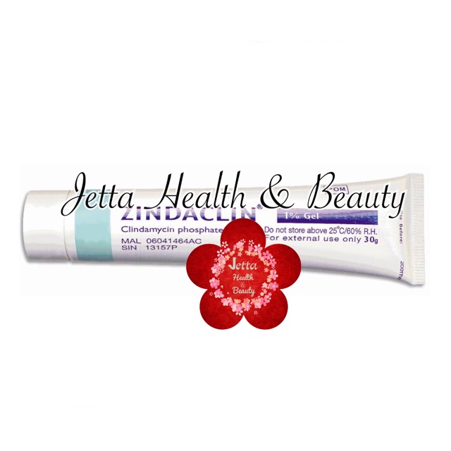 Jual Zindaclin Clindamycin Phosphate 1% Antibiotic Acne Gel 30g ...