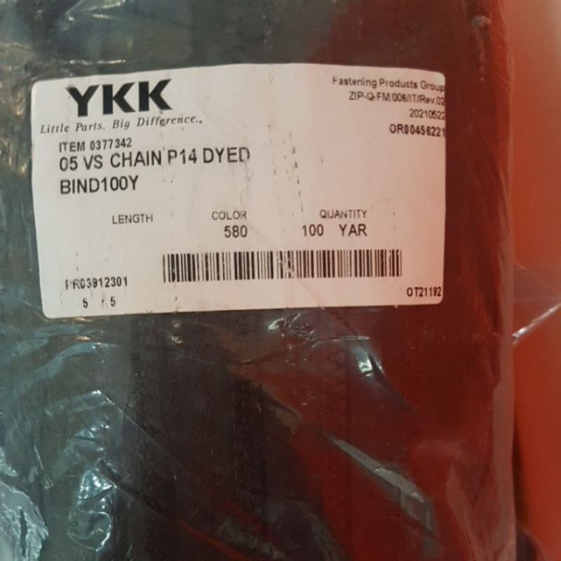 Jual Resleting Roll YKK 05 VS Chain Nomor 5 Vislon Jagung Buaya Plastik | Shopee Indonesia
