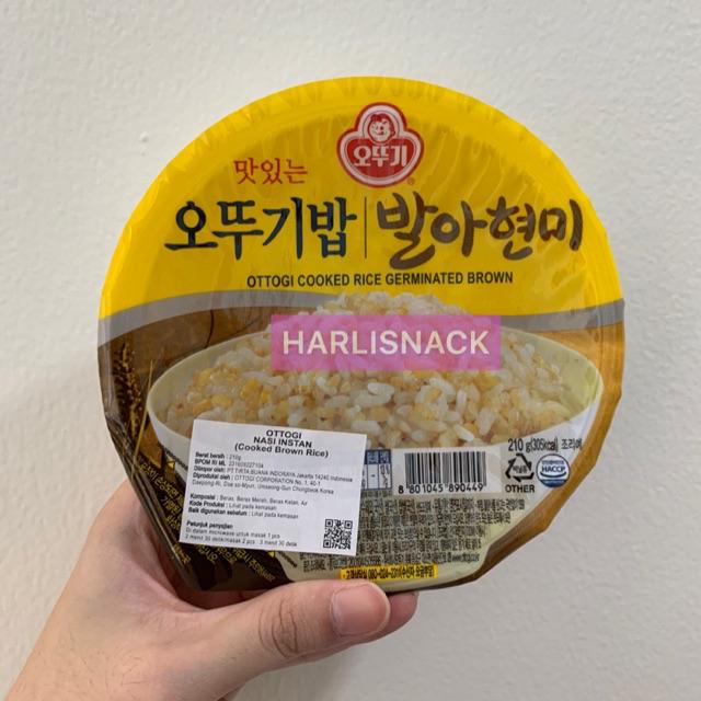 Jual OTTOGI COOKED WHITE RICE / BROWN RICE- NASI INSTAN KOREA / NASI ...