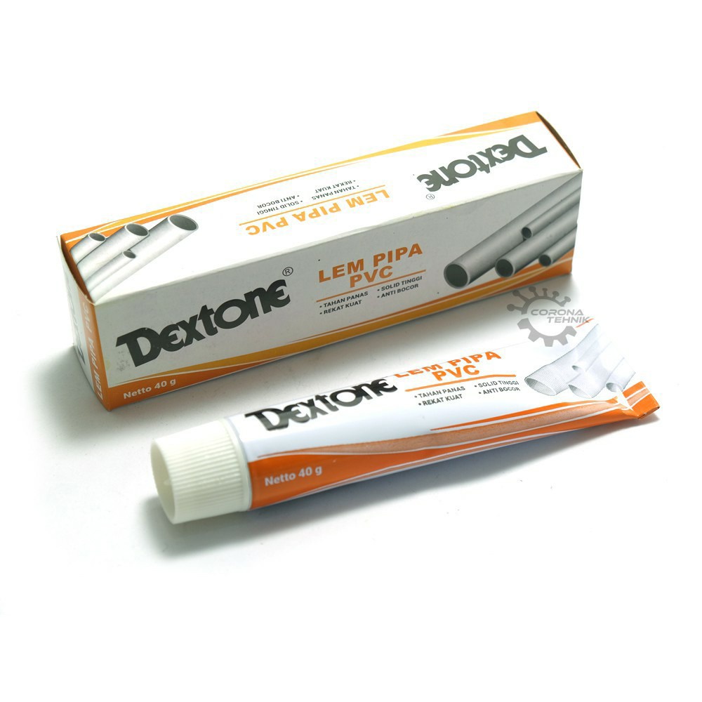 Jual LEM PIPA PVC DEXTONE 40g / Lem Paralon Tube 40gr - Lem Paralon ...