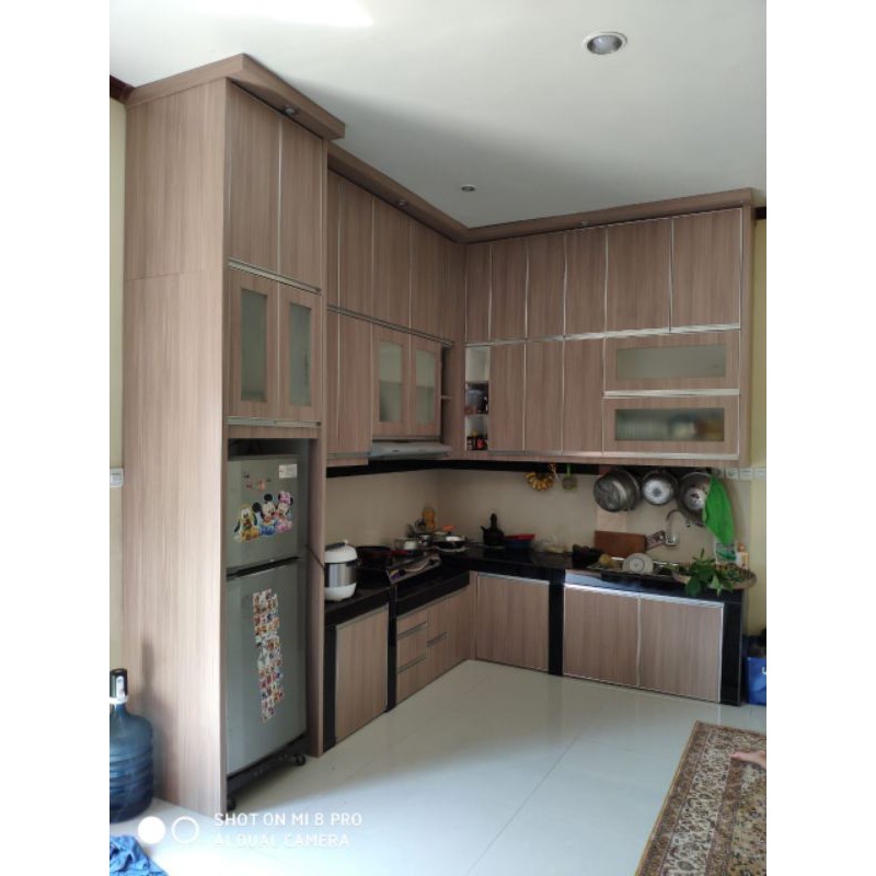 Jual Kitchen set custom kitchen set minimalis kitchen set hpl kayu ...