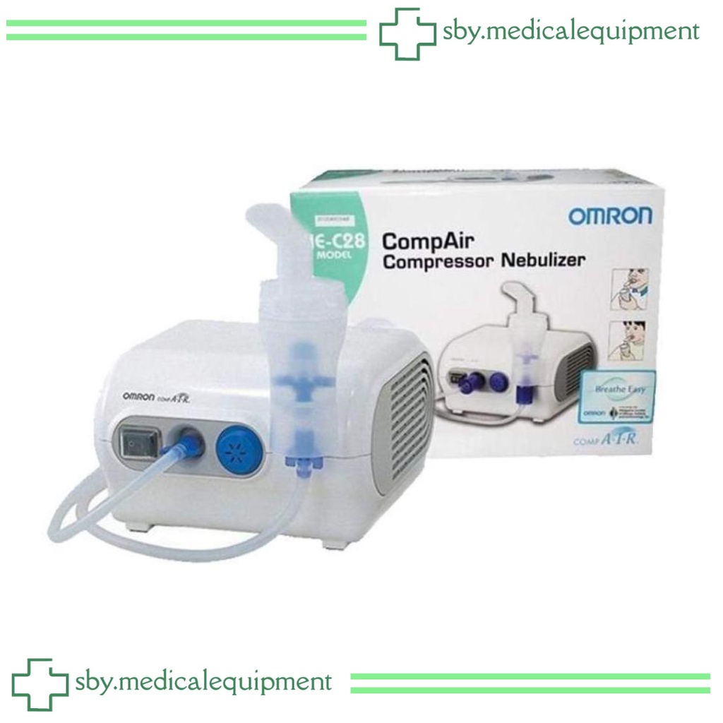 Jual Nebulizer Omron NE-C28 Alat Uap Terapi Pernafasan Nebulizer Omron NE C28 Original COD ...