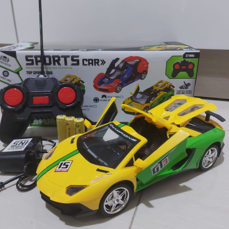 Jual MOBIL REMOTE CONTROL, RC MOBIL SPORT BUKA PINTU, MOBIL REMOTE BUKA ...