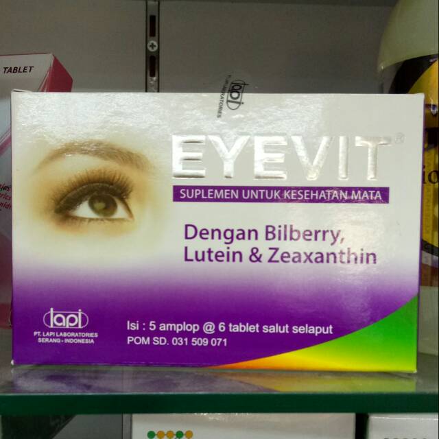 Jual Eyevit tablet box ( 30's) | Shopee Indonesia