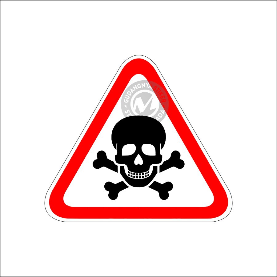 Jual STIKER VINYL DANGER, POISON SIGN | Shopee Indonesia