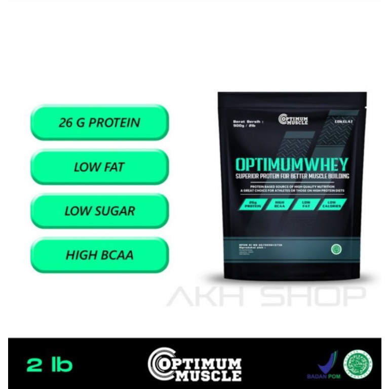 Jual Optimum Whey/Whey Protein dari produk Optimum Muscle Kemasan 2 Lb ...