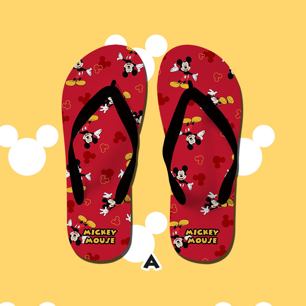 Jual Feragatha Sandal Flip Flop Sendal Jepit Disney Mickey & Minnie ...