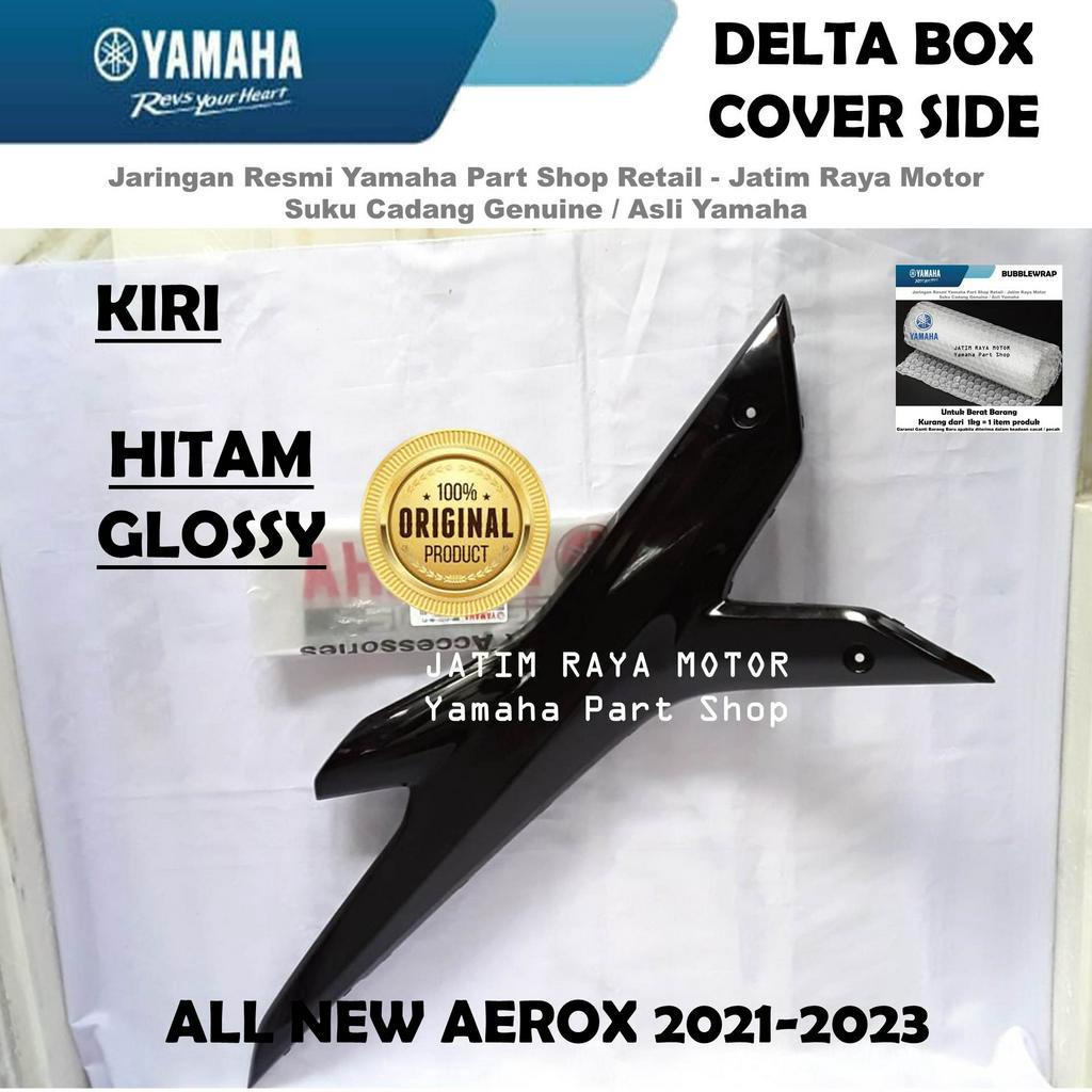 Jual Delta Box Cover Side Kiri Hitam Glossy All New Aerox 155 Asli ...