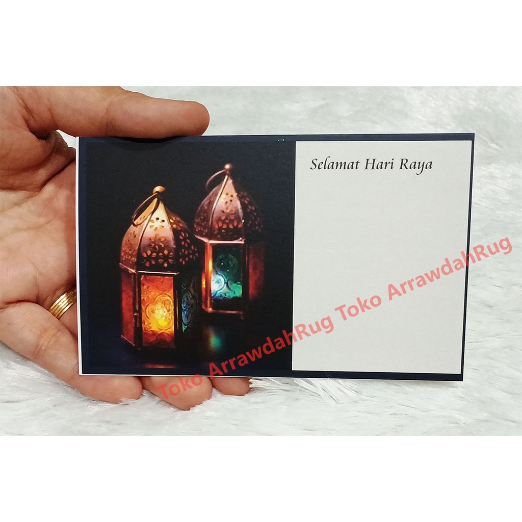 Jual Kartu Ucapan Selamat Hari Raya bahan Tebal -001 | Shopee Indonesia