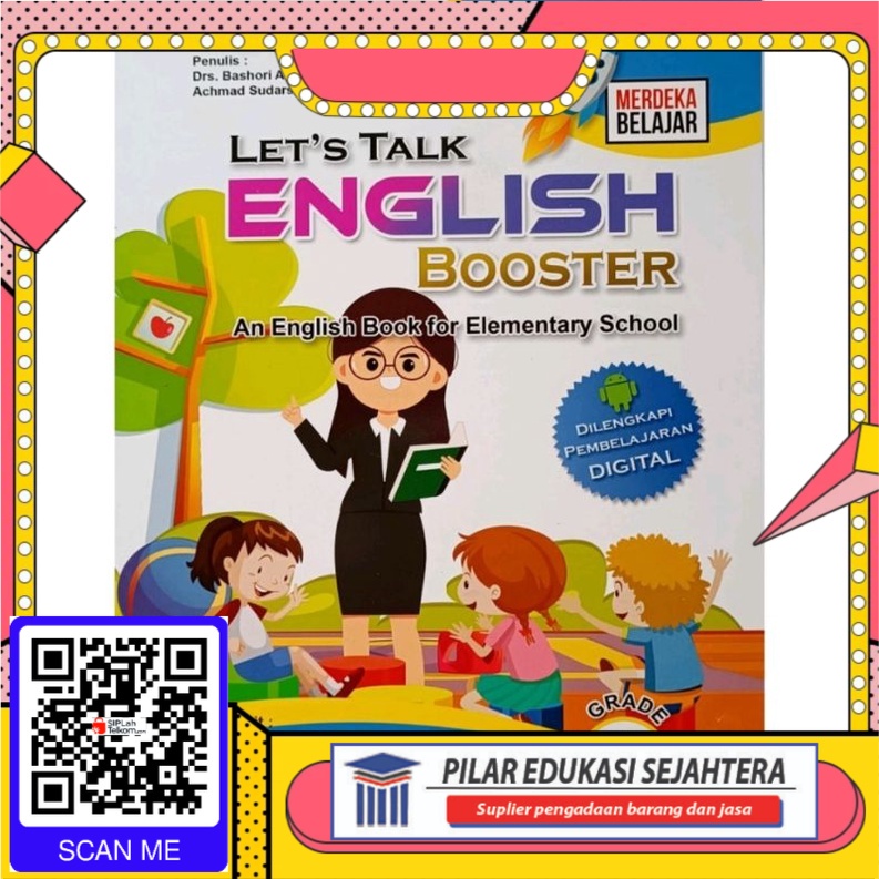Jual Buku Bahasa Inggris - Lets Talk English Booster Kelas 1,2,3,4,5,6 Penulis Bashori Alwi ...