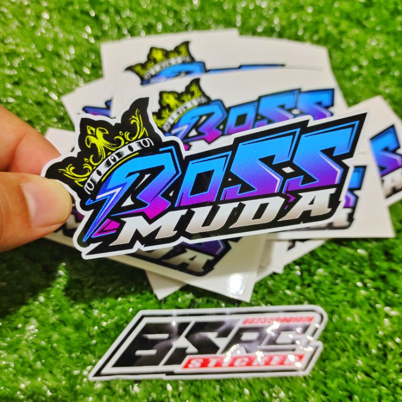 Jual Sticker Bos Muda Viral Shopee Indonesia