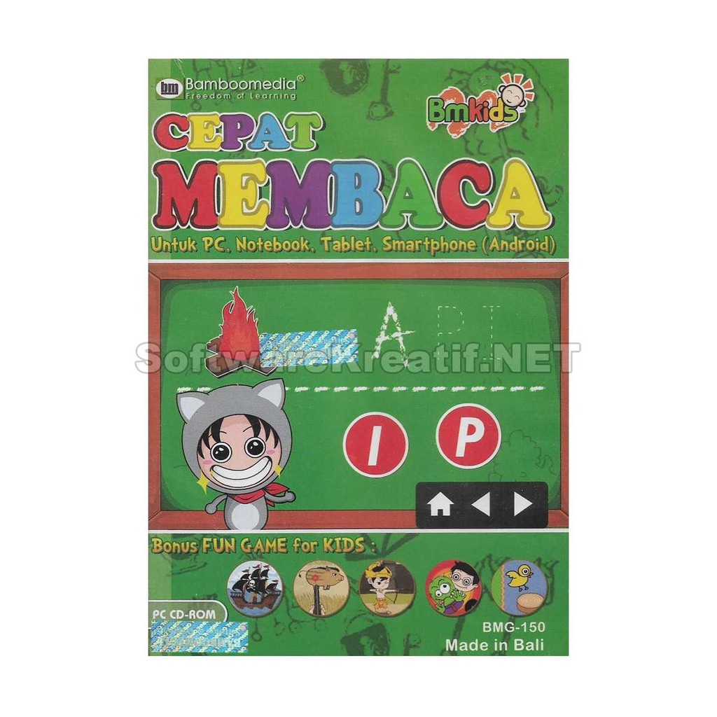 Jual S3978 Cepat Membaca - PC Game Edukasi Belajar Membaca Untuk Anak 3 ...